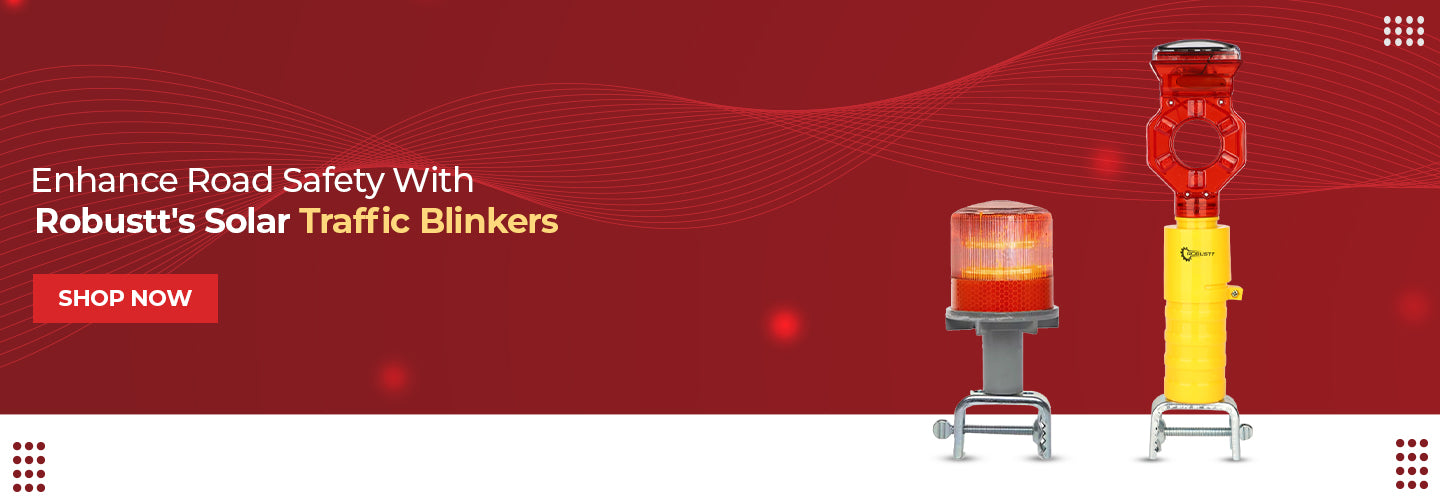 Buy LED Solar Blinker Light and Hex Solar Blinker – Robustt