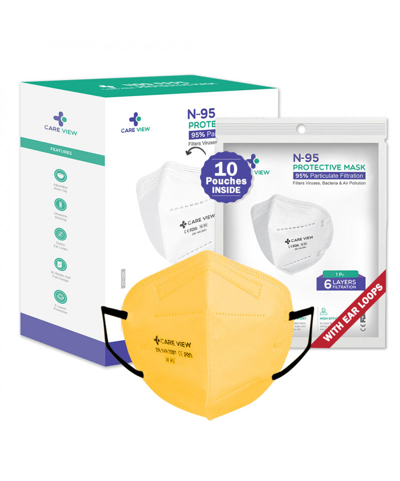 Careview N95 Mask Ear Loop Style, 6 Layered Filtration – Robustt