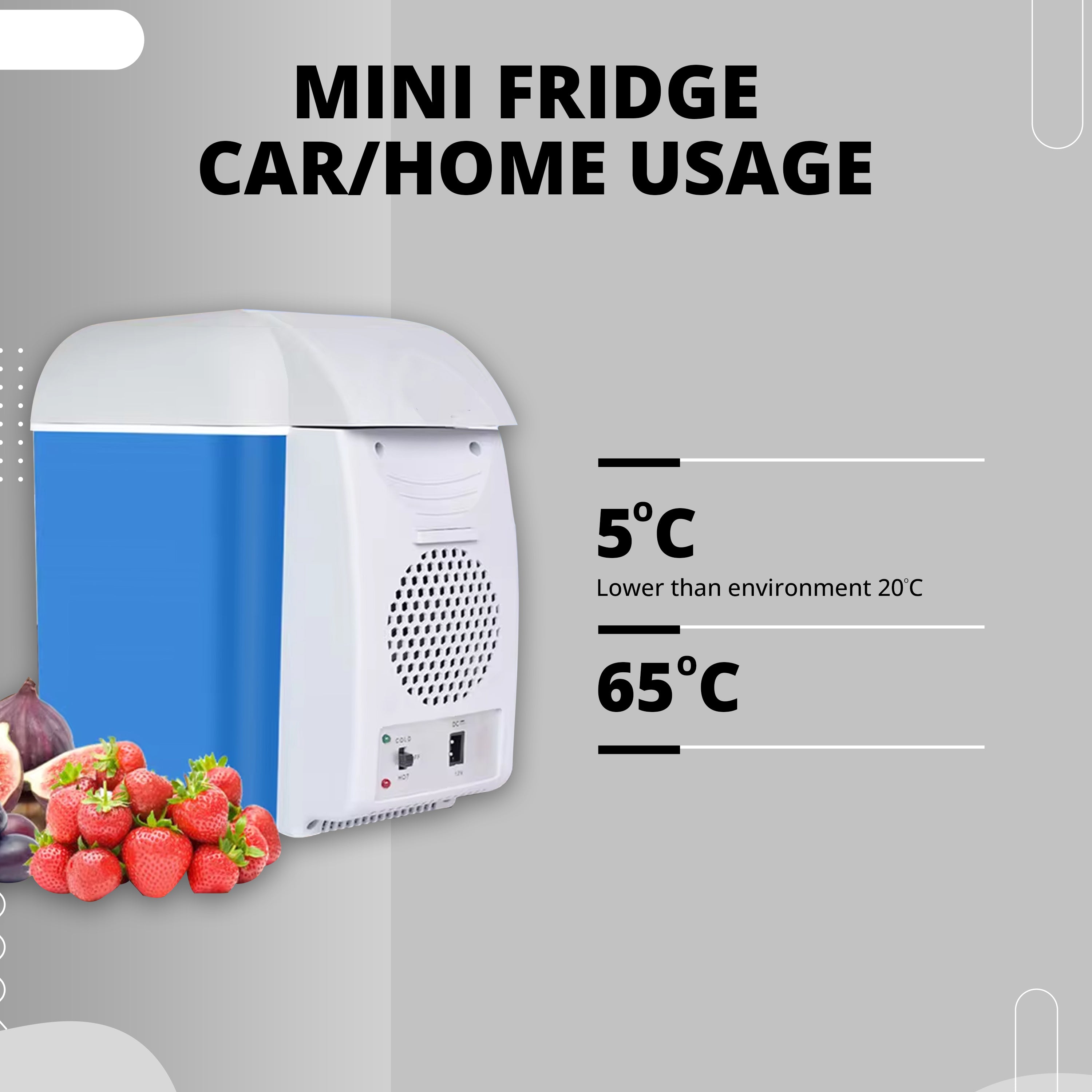 Buy Car Mini Cooler Fridge Online - Car Refrigerator – Robustt